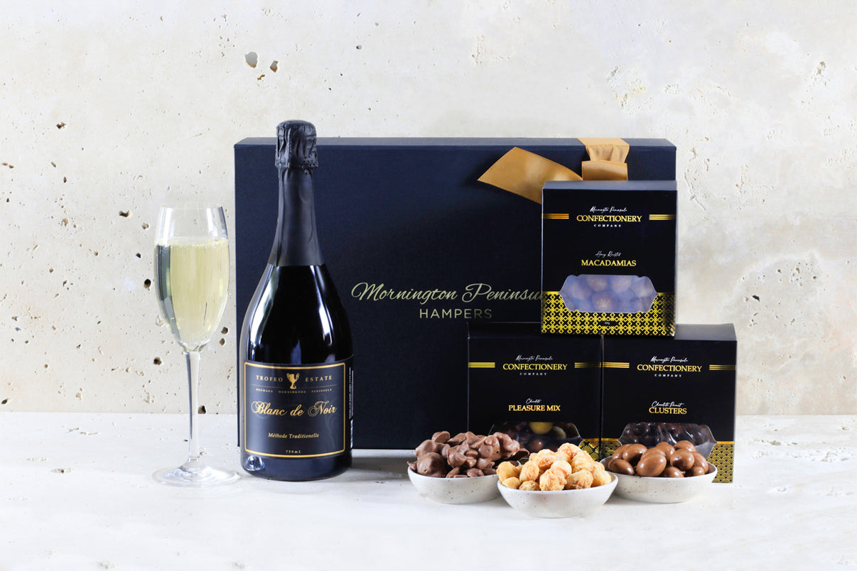 Celebration Gift Hamper | Sparkling Wine & Treats | Mornington ...